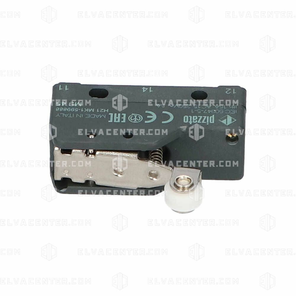 PIZZATO, Microswitch with 25-mm lever and roller - Shop Elvacenter
