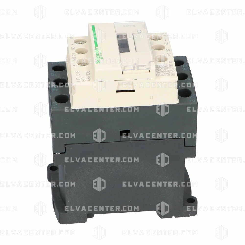 Schneider, Contactor LC1D18ED - 48 Vdc - Shop Elvacenter