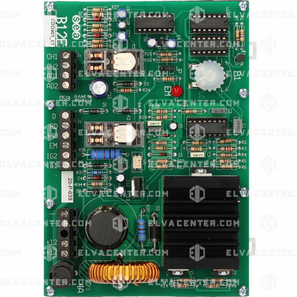 SEA, B12E - self-contained alarm power supply - 12 V - provided for ...