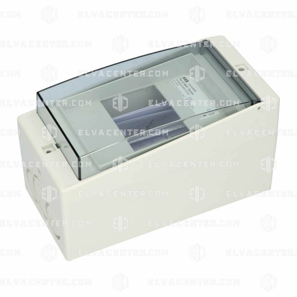 Vynckier, DISTRIBUTION BOX SURFACE MOUNT 1ROW 4MOD FLIP LID PLASTIC IP40 - Shop Elvacenter