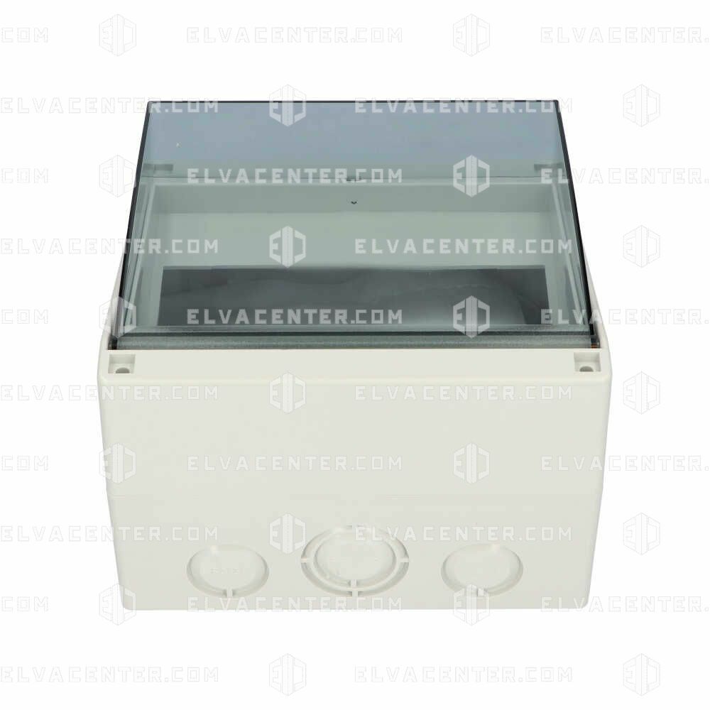 ABB, DISTRIBUTION BOX SURFACE-MOUNTED 1ROW 8MOD HINGED COVER PLASTIC ...