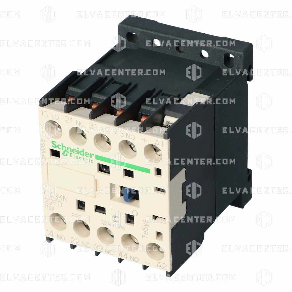 Telemecanique, AUXILIARY CONTACTOR 2NO+2NG 110V DC SCREW TERMINAL ...