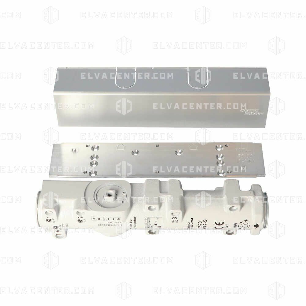 Dorma, DOOR PUMP NUDE TS93B EN2-5 SV SILVER - max door width 1250mm - Shop Elvacenter