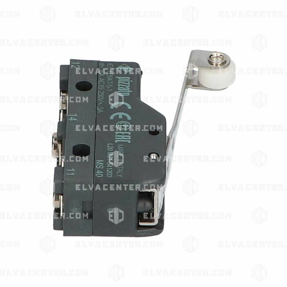 Pizzato, microswitch - handle 48mm. with roller - Shop Elvacenter