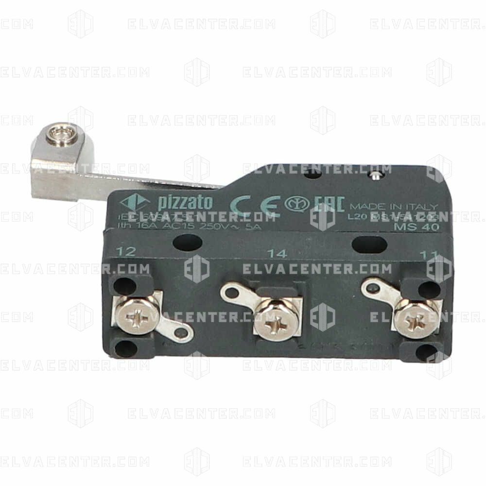 Pizzato, microswitch - handle 48mm. with roller - Shop Elvacenter