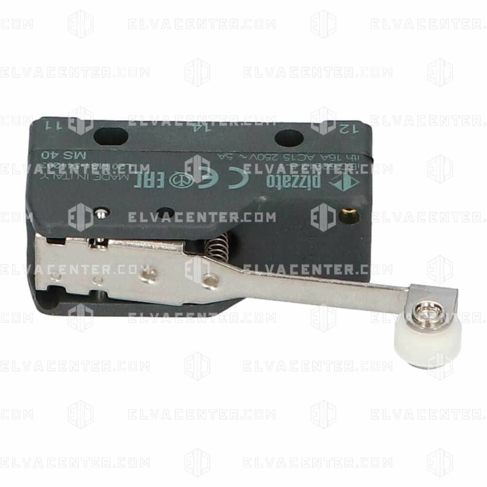 Pizzato, microswitch - handle 48mm. with roller - Shop Elvacenter