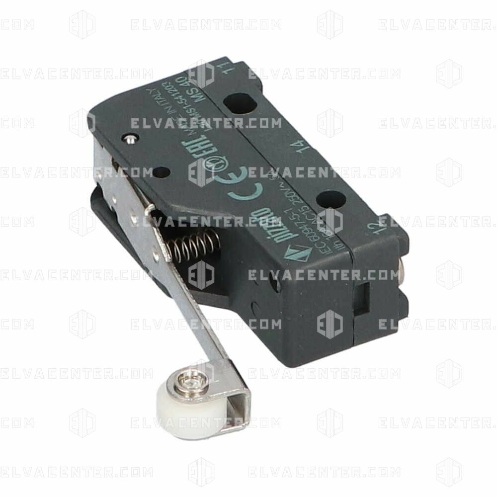 Pizzato, microswitch - handle 48mm. with roller - Shop Elvacenter