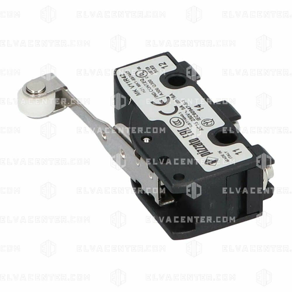 Pizzato, microswitch - handle 38mm. with roller - MM 42 - Shop Elvacenter