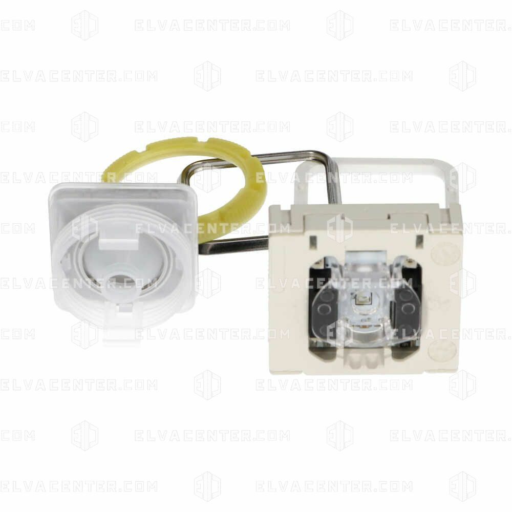 DMG, push button "open door" Light - square - blue - 2 mini-micro ...