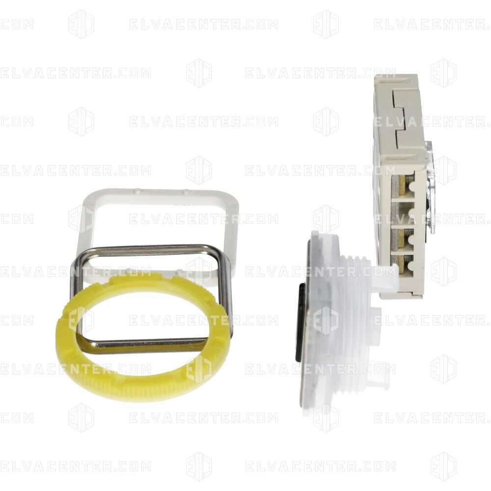 DMG, push button "open door" Light - square - blue - 2 mini-micro ...