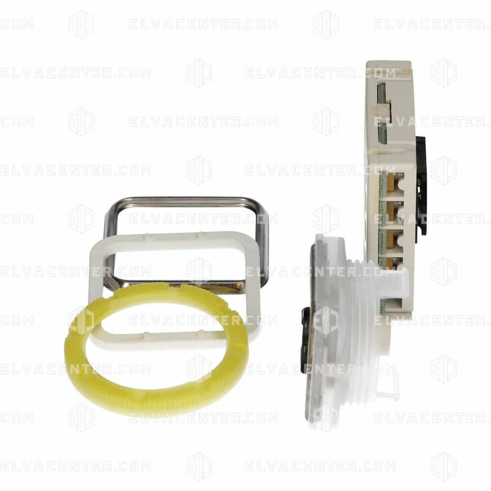 DMG, push button "-3" Dual light - square - white/blue - 2 mini-micro ...