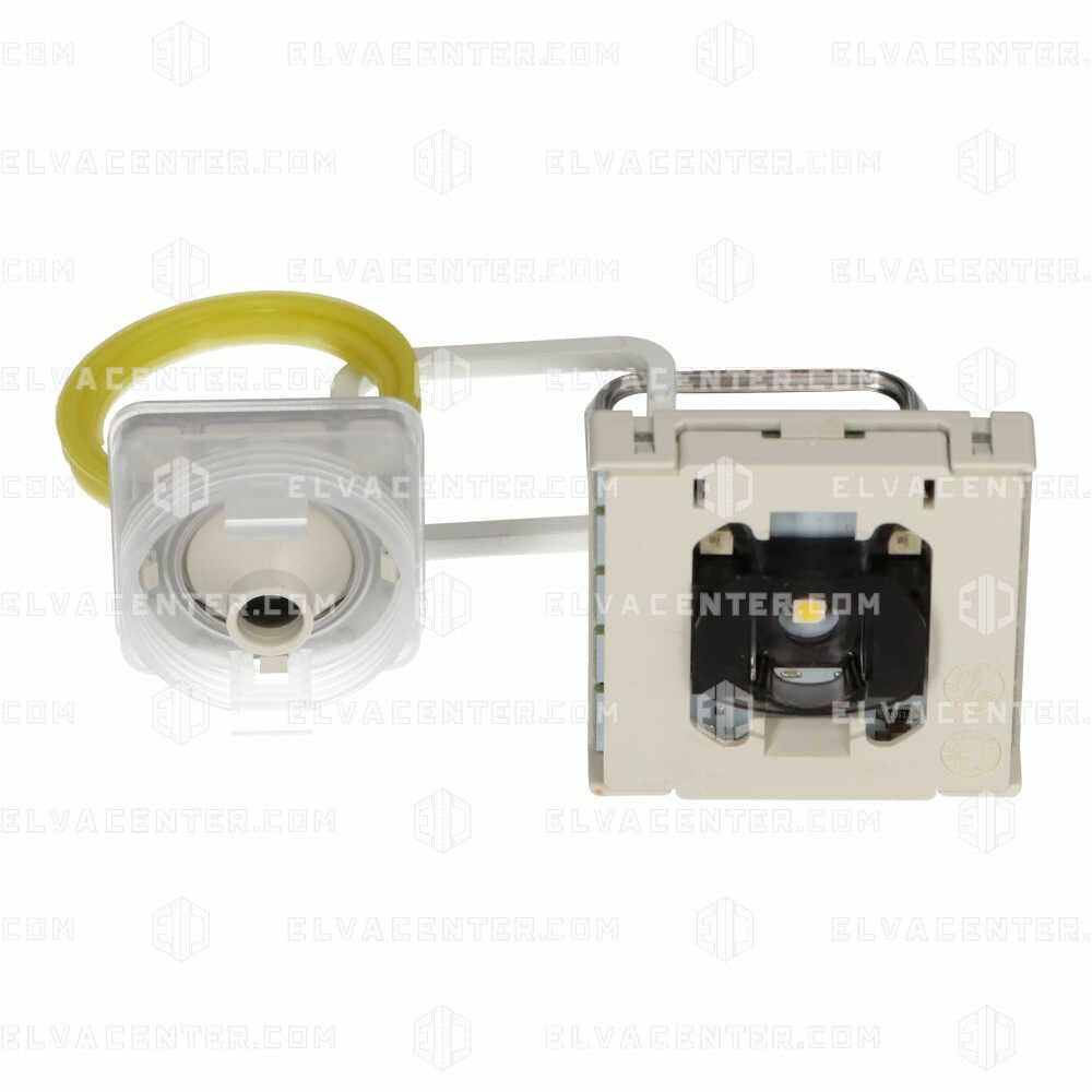 DMG, push button "5" Dual light - square - white/blue - 2 mini-micro ...