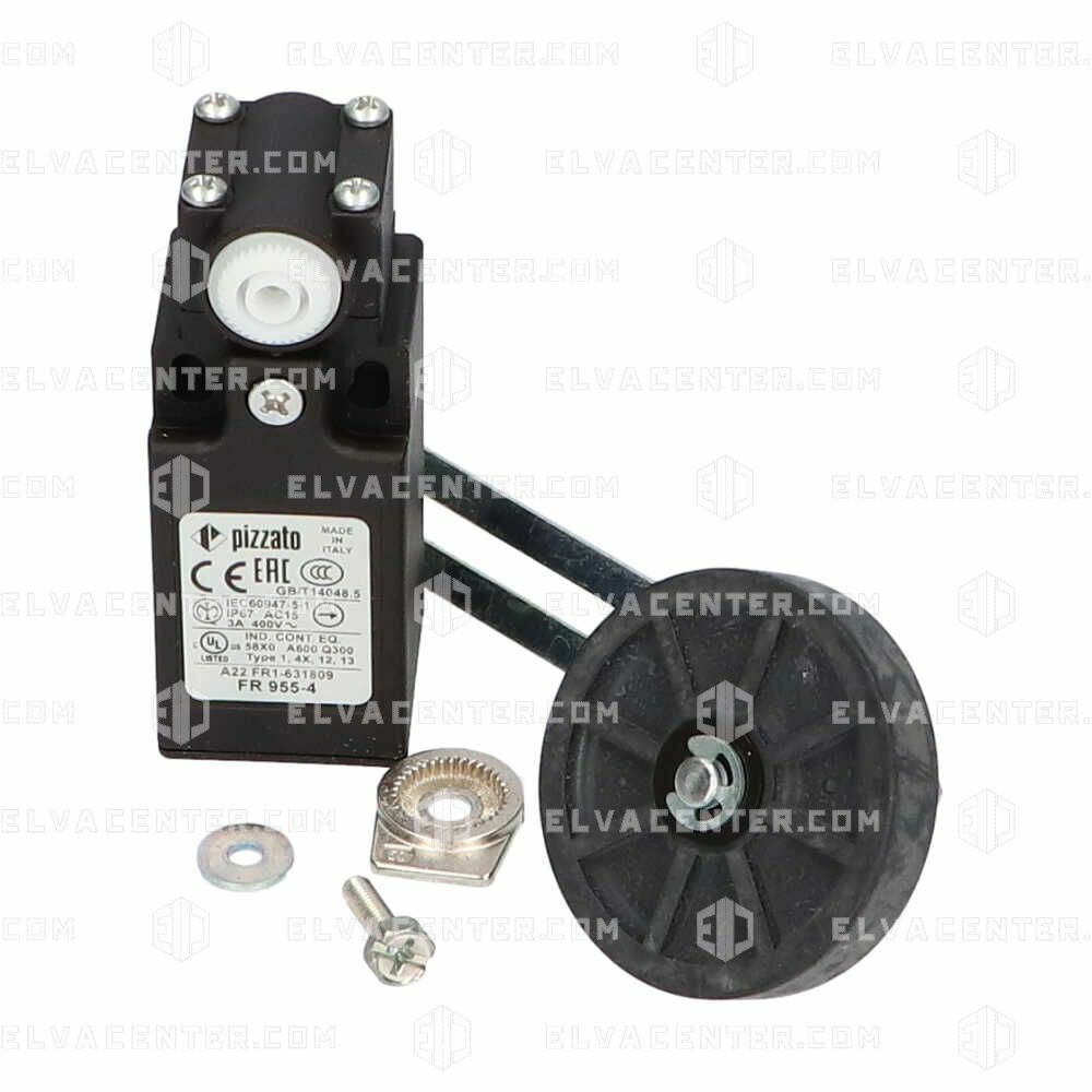 Pizzato, Eindeloopschakelaar , 2NC, Adjustable Wheel Ø 50 Mm - FR955-4 ...