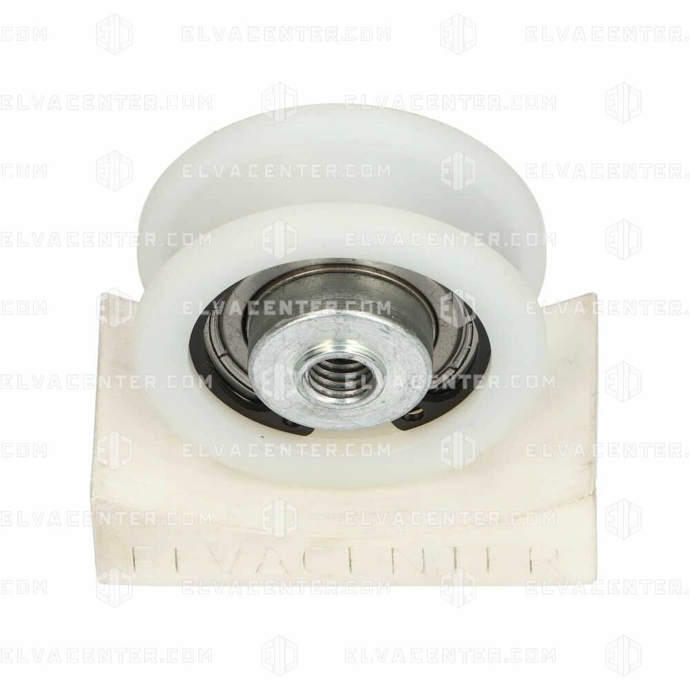 Prisma, kunststof bovenroller D.44 mm - vlakke groef - Shop Elvacenter