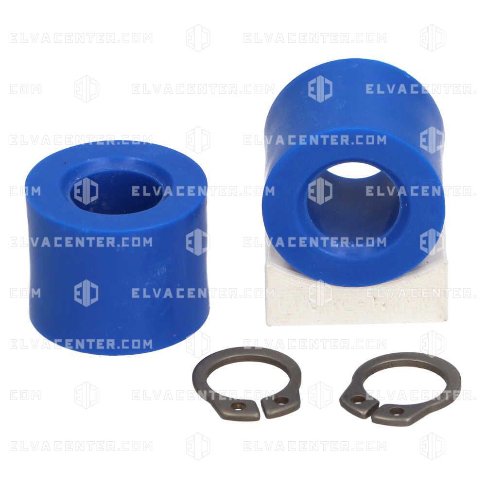 Sematic, doors: lock stop roller - rond (L = 16 mm) - set van 2 stuks ...