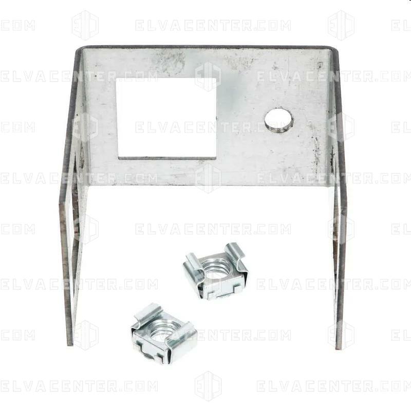 Mounting bracket for square tube 30x30x3 - corner - Shop Elvacenter
