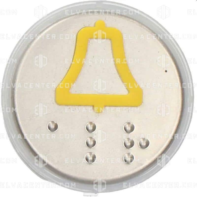 Vega, Push button compl. (GMV)-engraving ALARM-with braille-not ...
