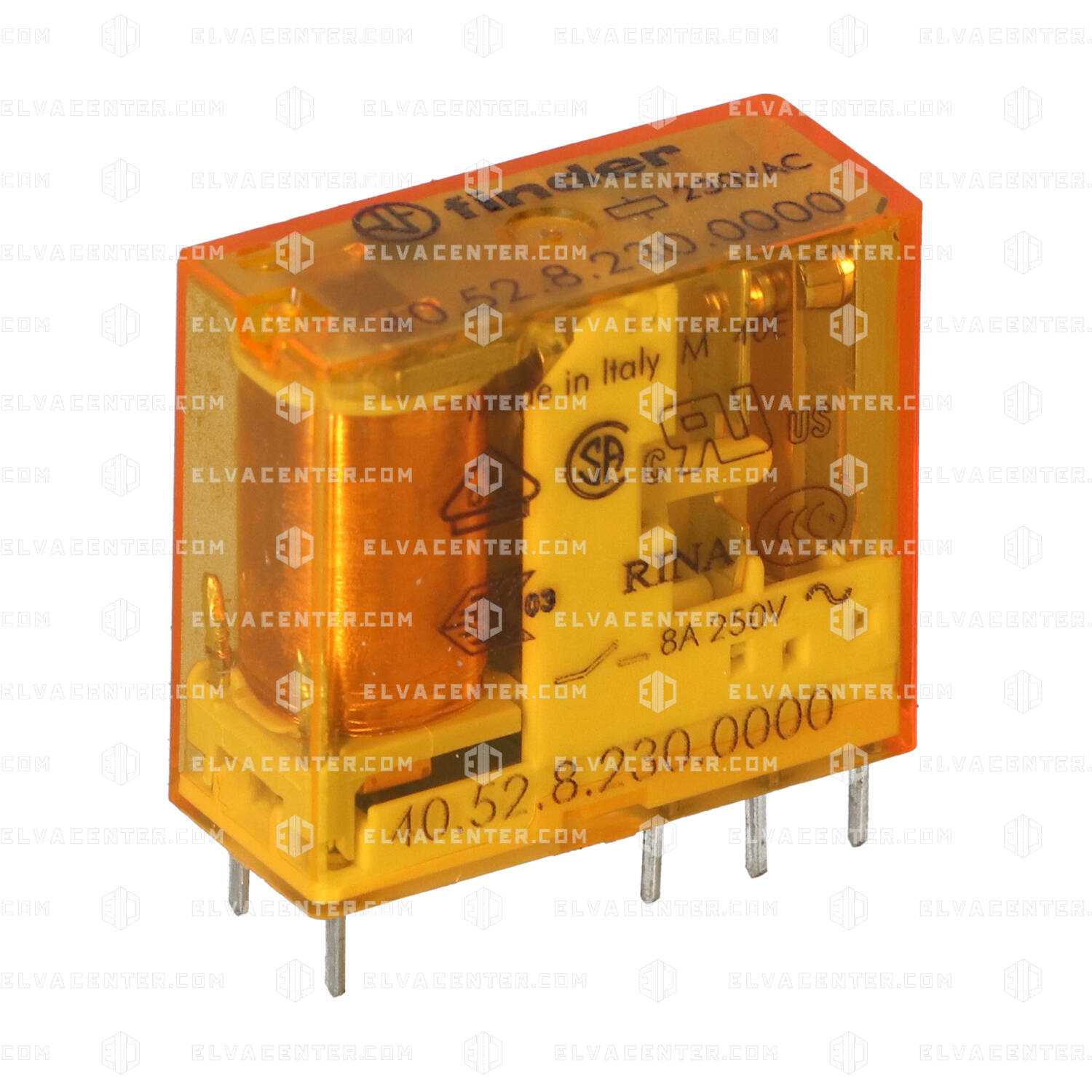 Finder, mini relay 2 changeover contacts 8A 230Vac - Shop Elvacenter
