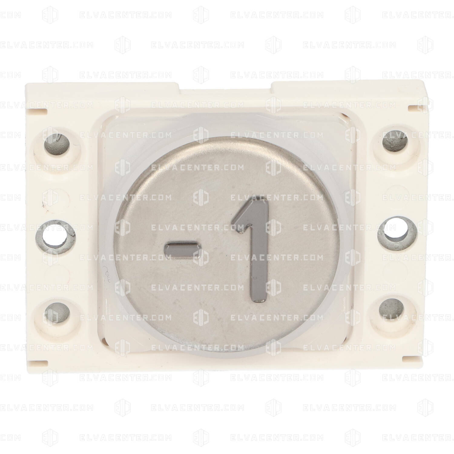 DMG, DARDO, button: Flush round - light - Blue -1 - Shop Elvacenter