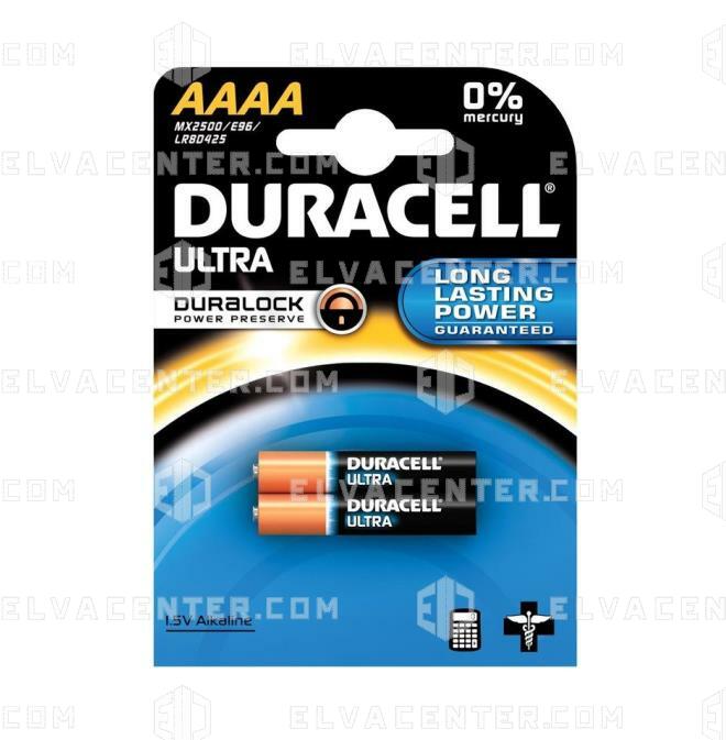 Duracell, BATTERY AAAA ALKALINE 1,5V ULTRA (blister of 2 pieces) - Shop ...