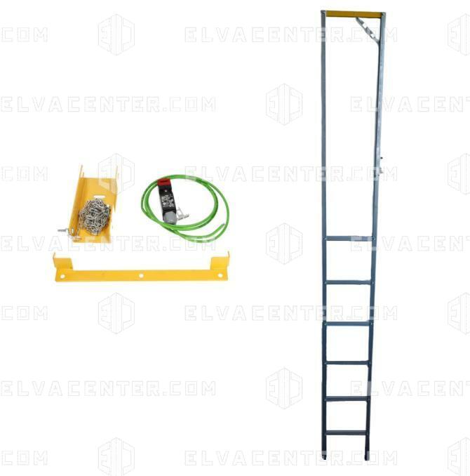 Elvacenter, Foldable Pit Ladder – Model V03 – pit= 1301 to 1700mm ...