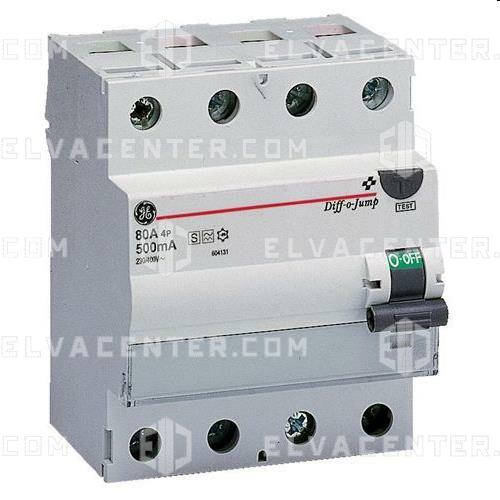 ABB, Differential Switch - 300 mA - 4P - 40 A - Type A - Shop Elvacenter