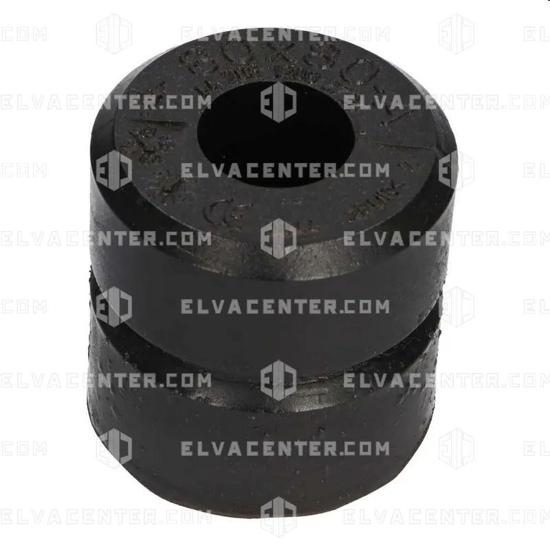 Lift buffer B10, ø 80 x 80 mm, Typ Designation 80x80-A, with steel ...