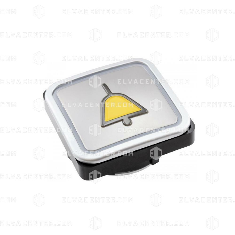 Schaefer, Push button B50Q fb r - stainless steel mat - red 12-30 V ...