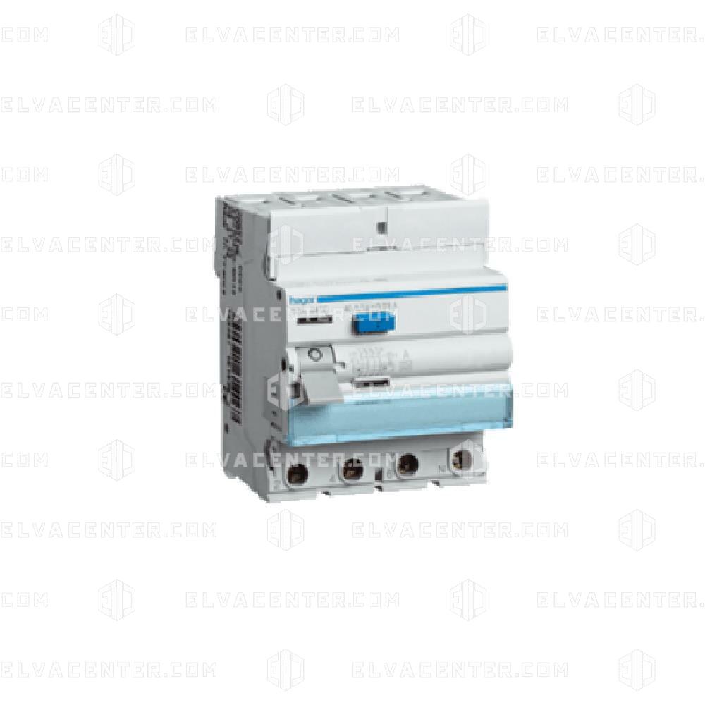 HAGER, Differential switch - 300 mA - 4P - 40 A - Type A - Shop Elvacenter