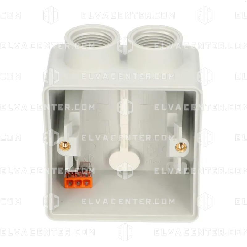 NIKO, Surface Mount Box - 1 module - 2 inputs (same side) - Shop Elvacenter