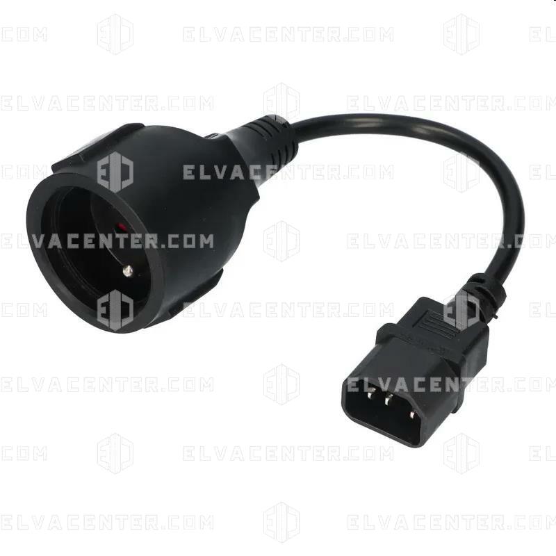 Logon, Voedingskabel UPS Schuko to 220V Female - Shop Elvacenter