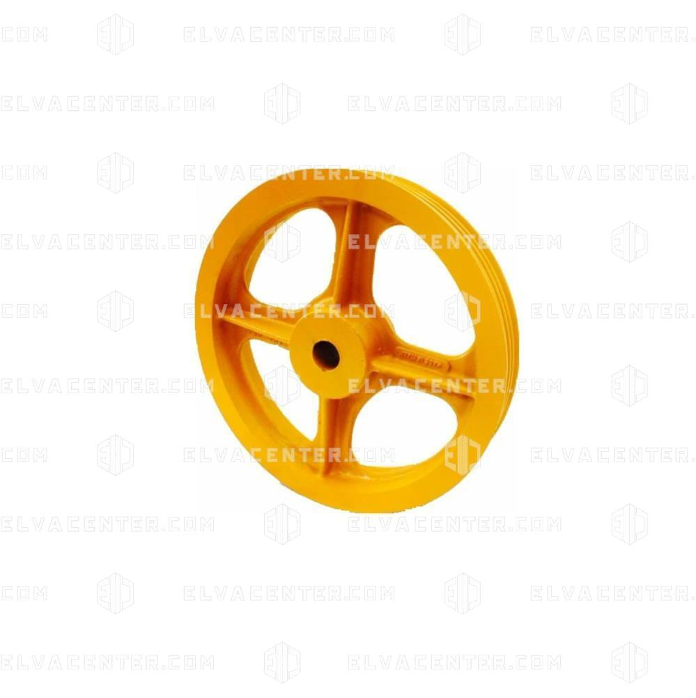 PFB, Treibscheibe UNIVERSAL: D.600 x 10 x 3 - ruw gat d.40 mm - vom Kunden auf Maß zu schneiden ...