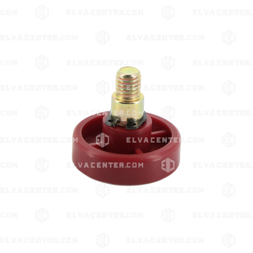 Fermator, Roller for lock plate 33 - red (for Orona) - Shop Elvacenter
