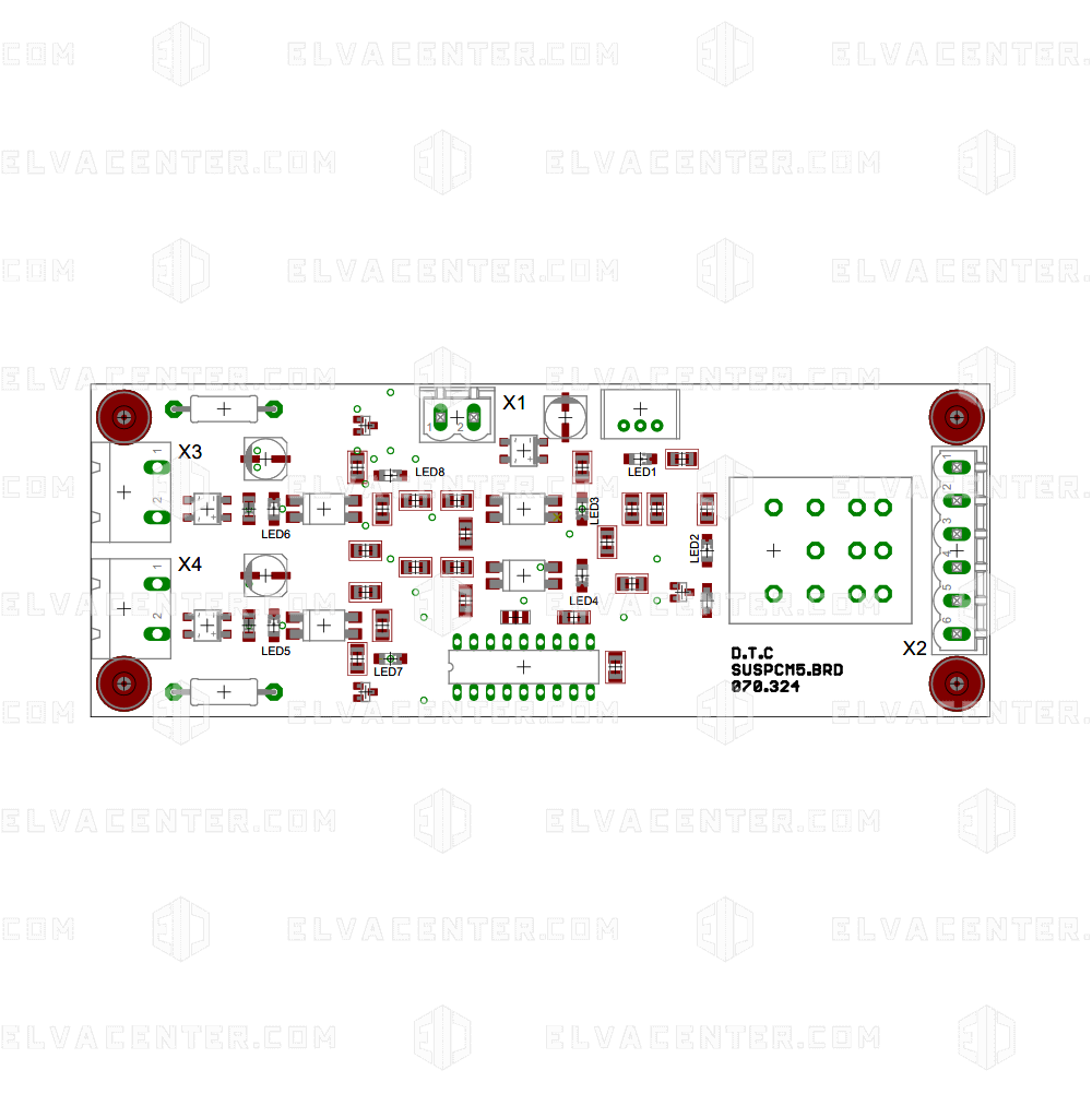 PCB, Suspension circuit release solenoid - Shop Elvacenter