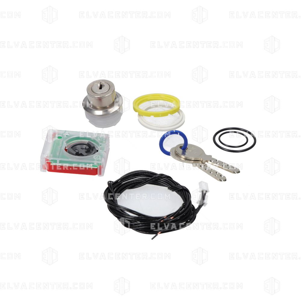 DMG, Key Switch - Kaba 8 - 2P/1E - Flush 1065C - Illum. - Shop Elvacenter