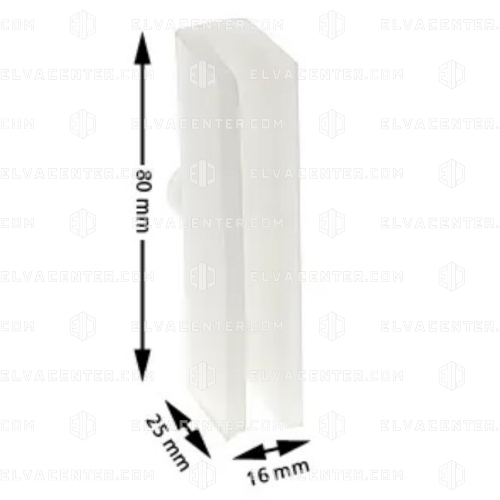 Kone, guide shoe insert 80x40x5 - Shop Elvacenter