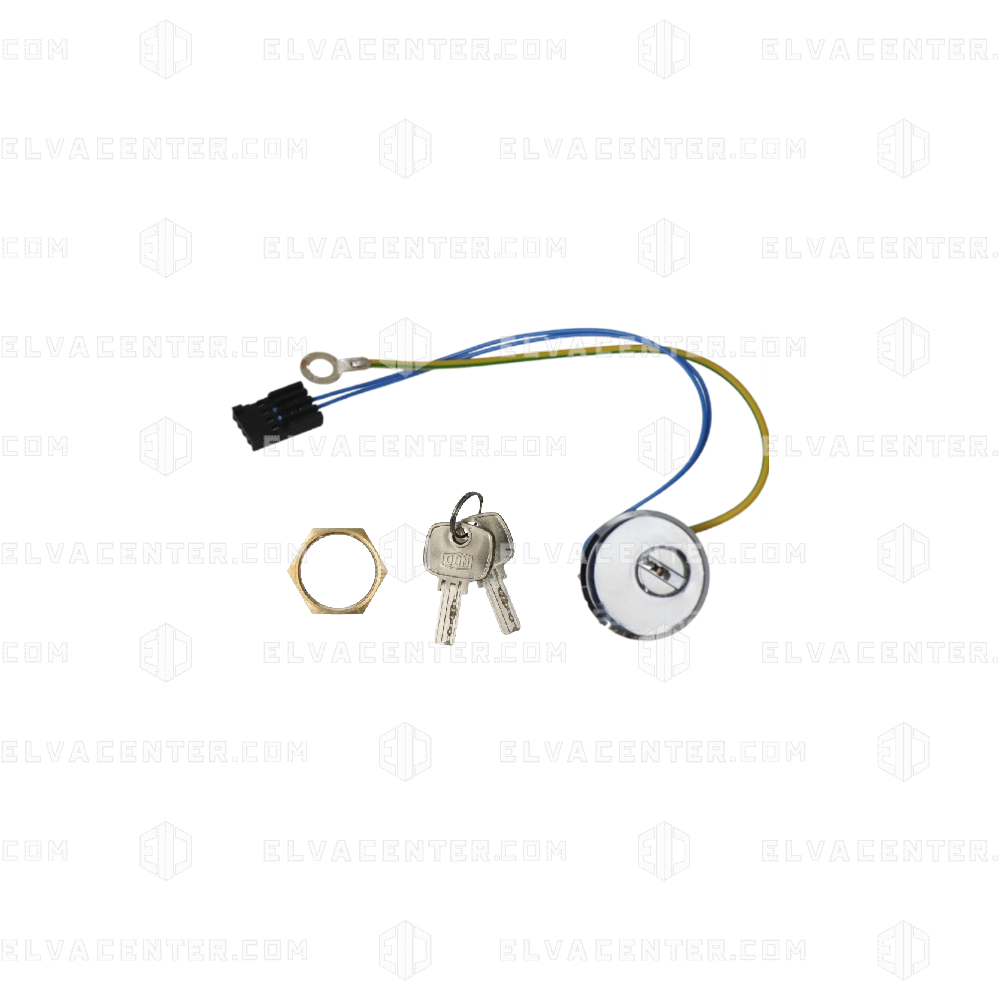 OTIS: key contact for COP or LOP - key SH1, 1 position - polished ...