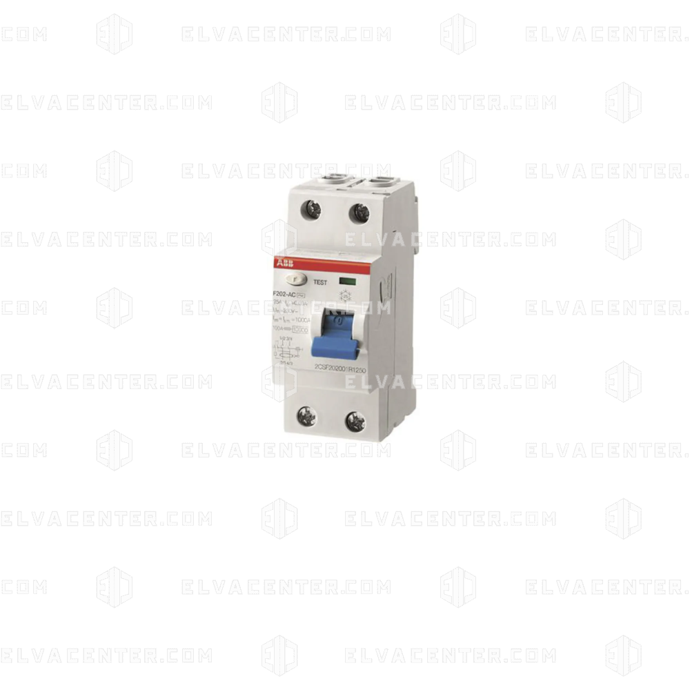 ABB, Differential switch – 25A, 2 Pole, 30mA, Type A, 110V ac - Shop Elvacenter