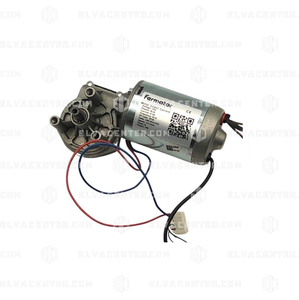 Fermator, ECC + - DC-Motor mit Encoder - asynchron - 24Vdc 17 rpm ...