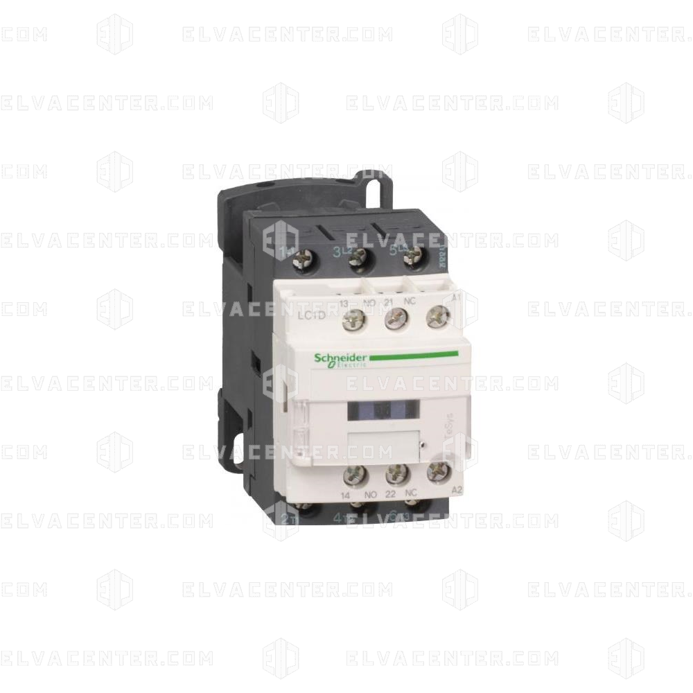 Schneider, Contactor LC1D40AF7- 3P (3NO) 40A - 110V AC, 1NO+1NC - Shop Elvacenter
