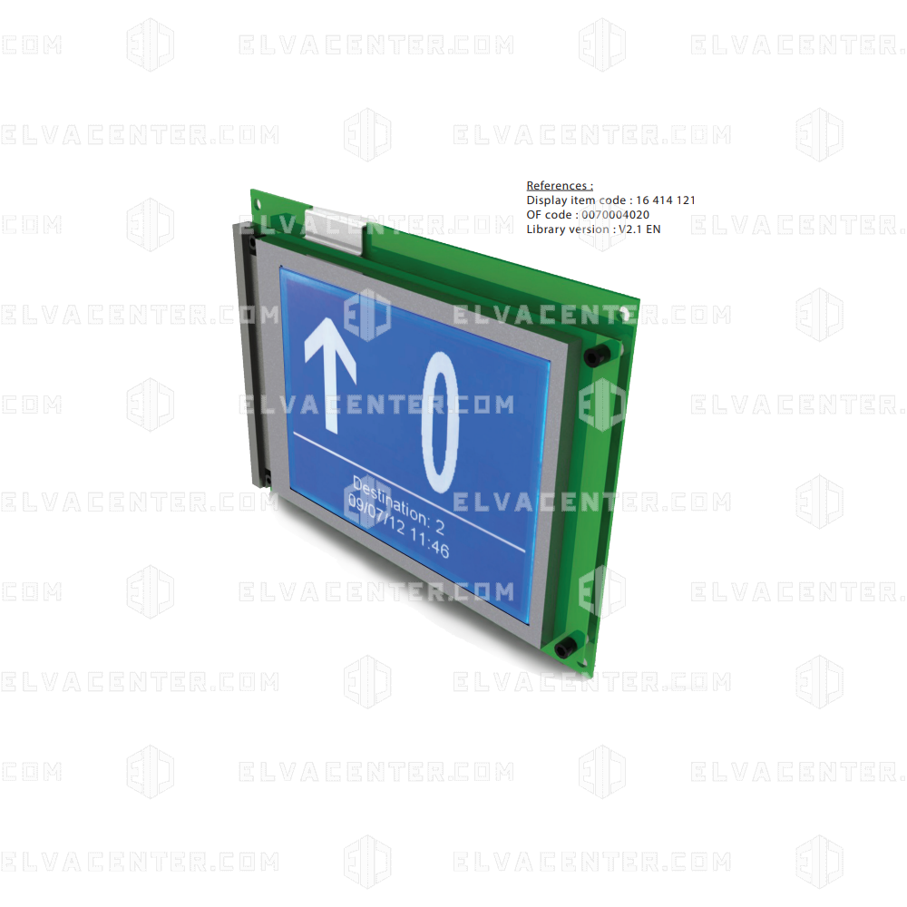 Sodimas, Blue LCD 6 inch display CAN and SAF - Shop Elvacenter