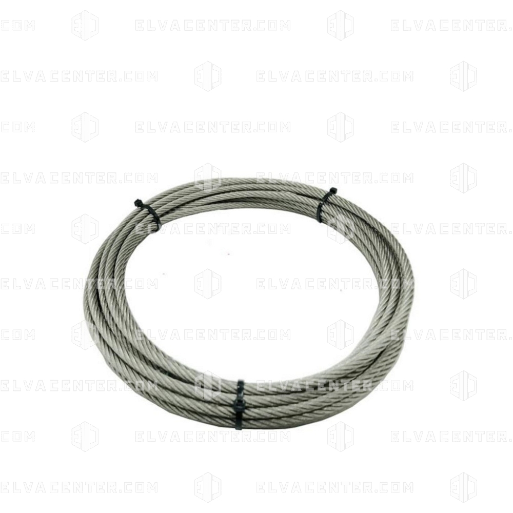 Kiswire, Steel cable, Ø8 mm, steel core - IWRC - 8x19W - 152 wires - 1570/1770N/mm2 - Shop ...