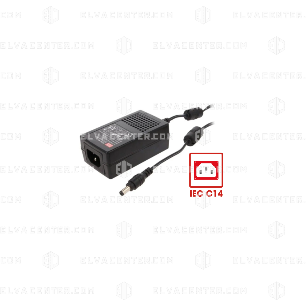 Mean Well, Power adapter AC/DC - 12Vdc output - 25W - 2.08A output ...