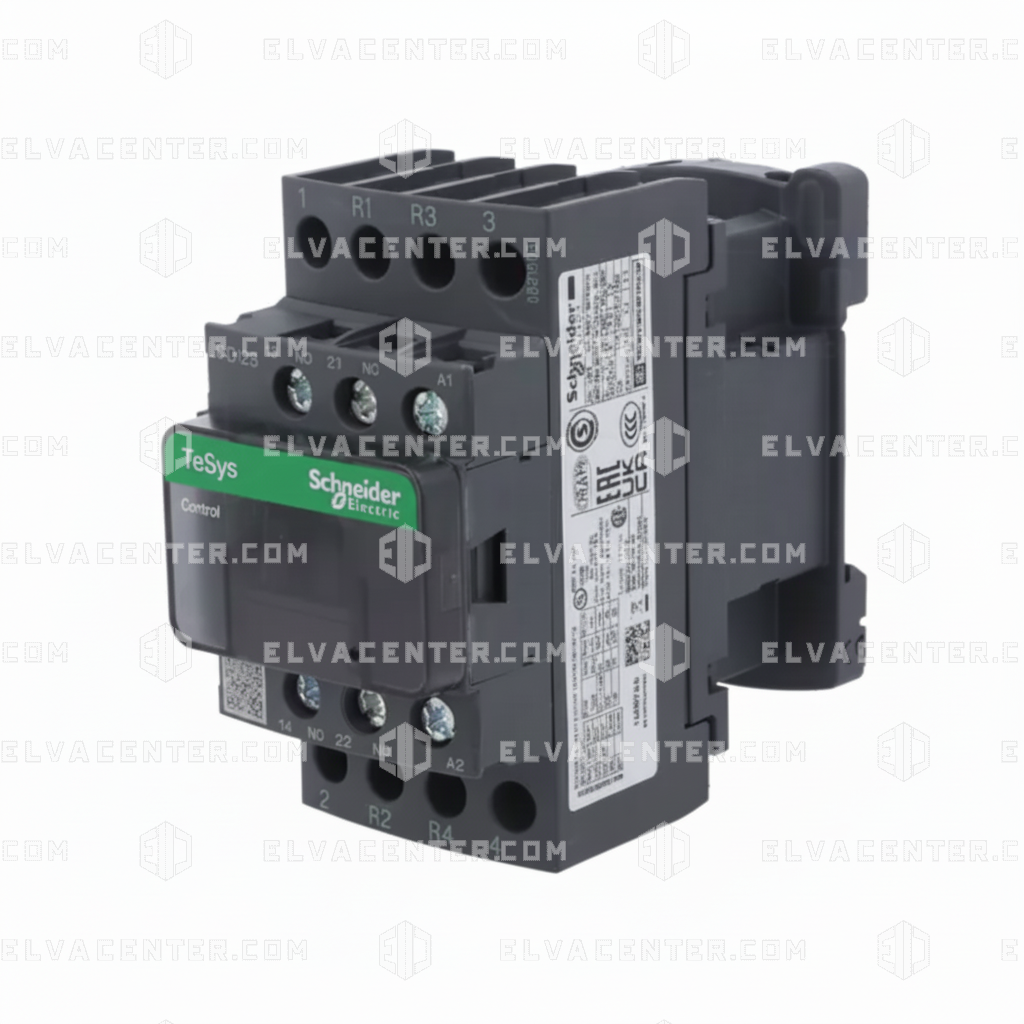 Schneider, contactor - 25A - coil 48 Vdc - 440 Vac - 4-pole (2NO + 2NC ...