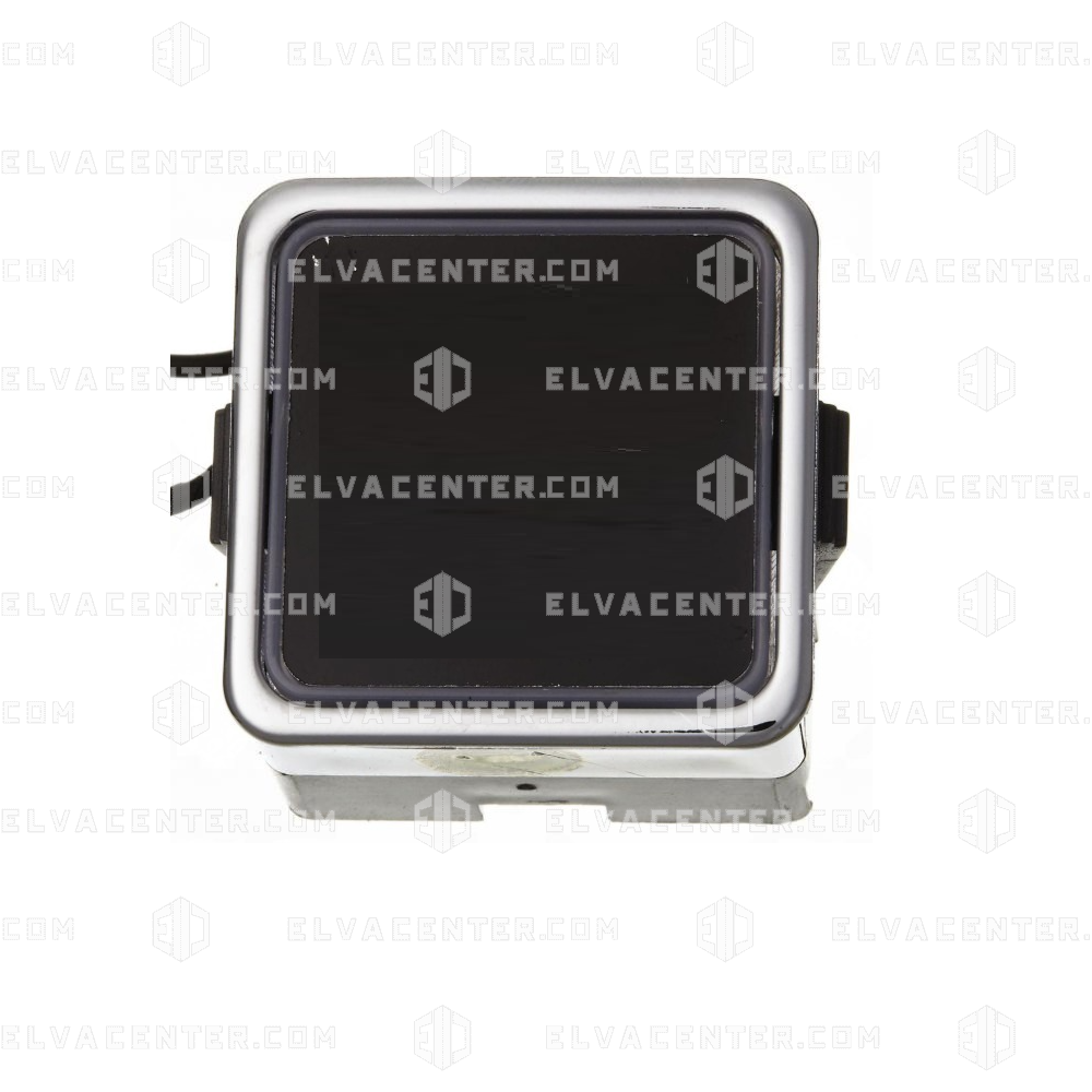 Elmi, Push button RP42 - NO red LED - Chrome "Blanco" - Shop Elvacenter